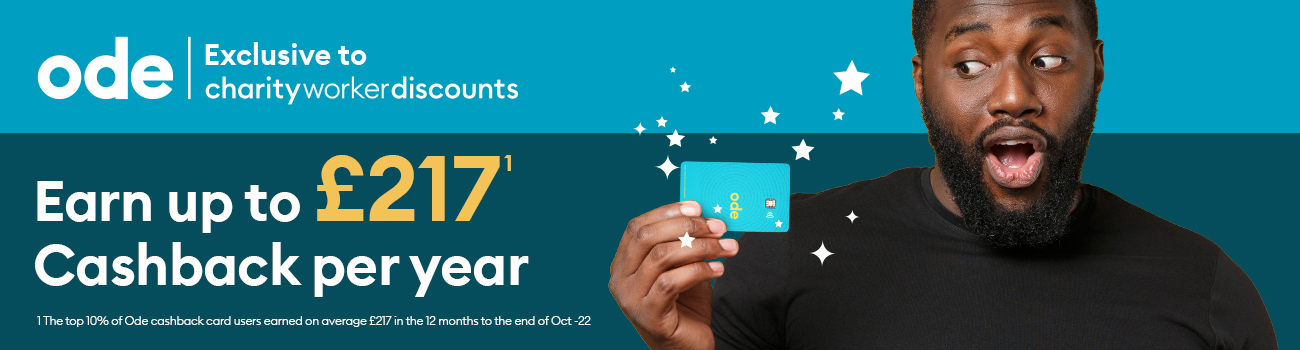 Ode Card - Charity Staff Cashback Card | Charity Worker Discounts